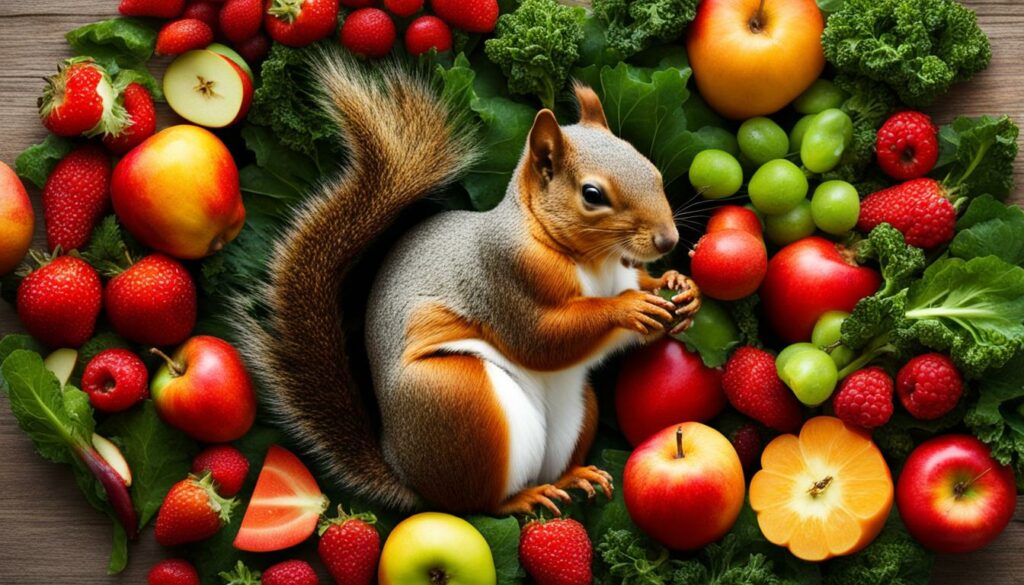 hvad spiser egern unger